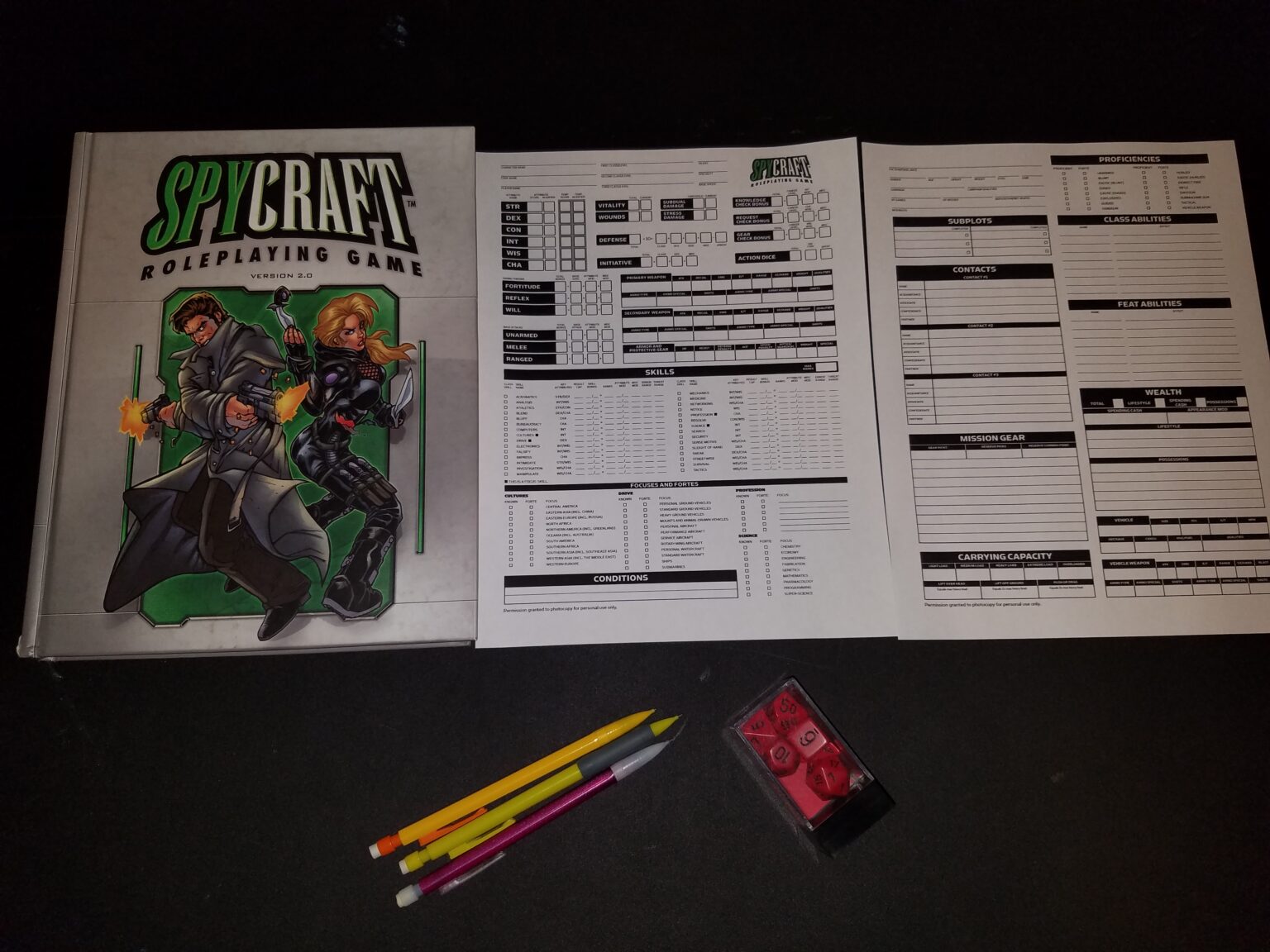 Character Creation Challenge Day 20: Spycraft – TardisCaptain's Blog of ...