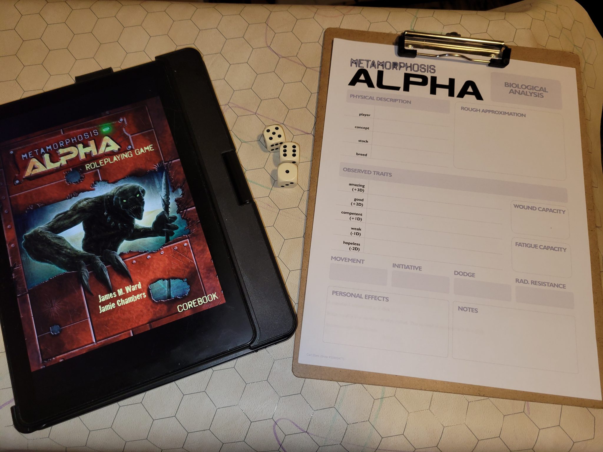 2023 Character Creation Challenge Day 29: Metamorphosis Alpha (2016 ...