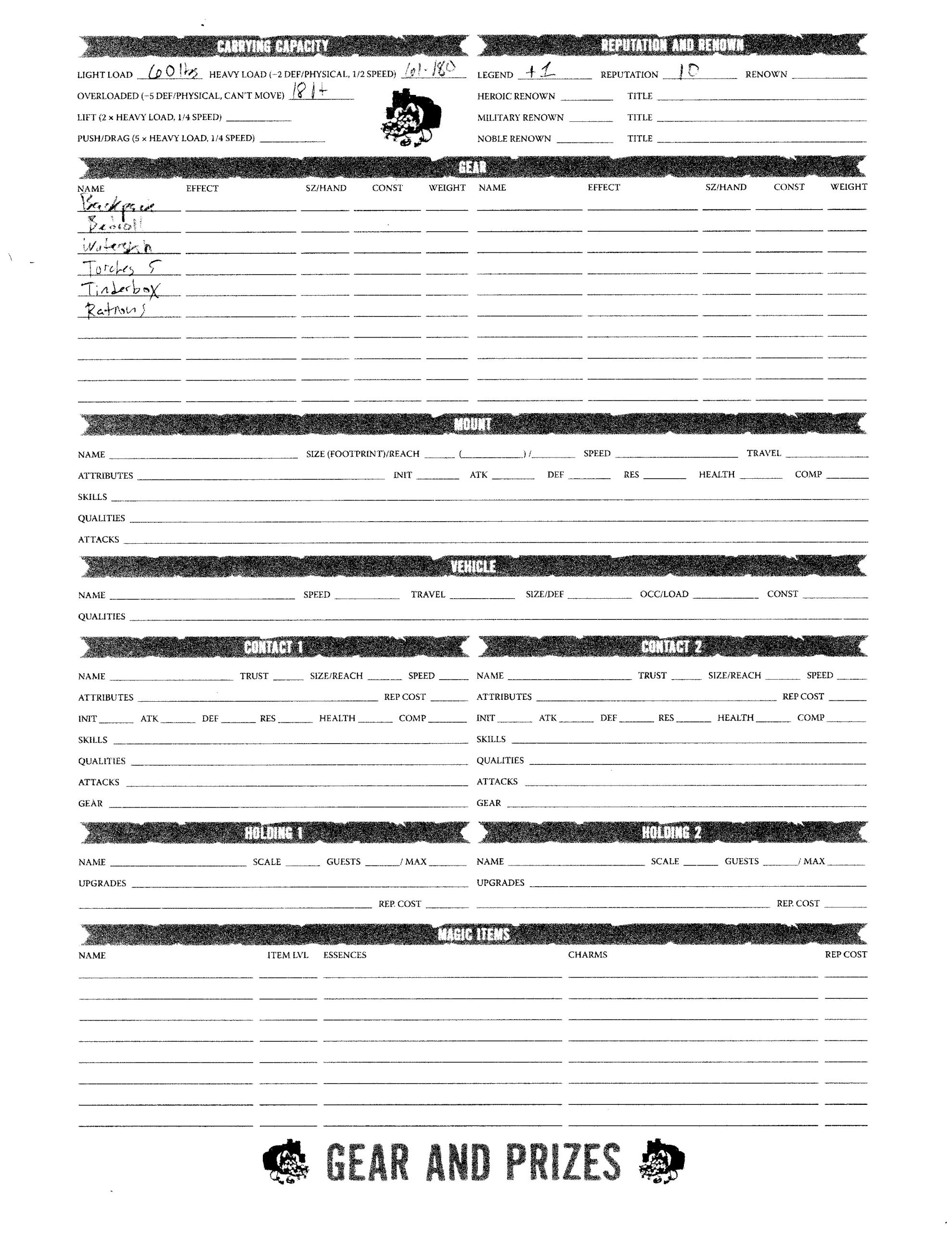 2023 Character Creation Challenge Day 9: Fantasy Craft – TardisCaptain ...
