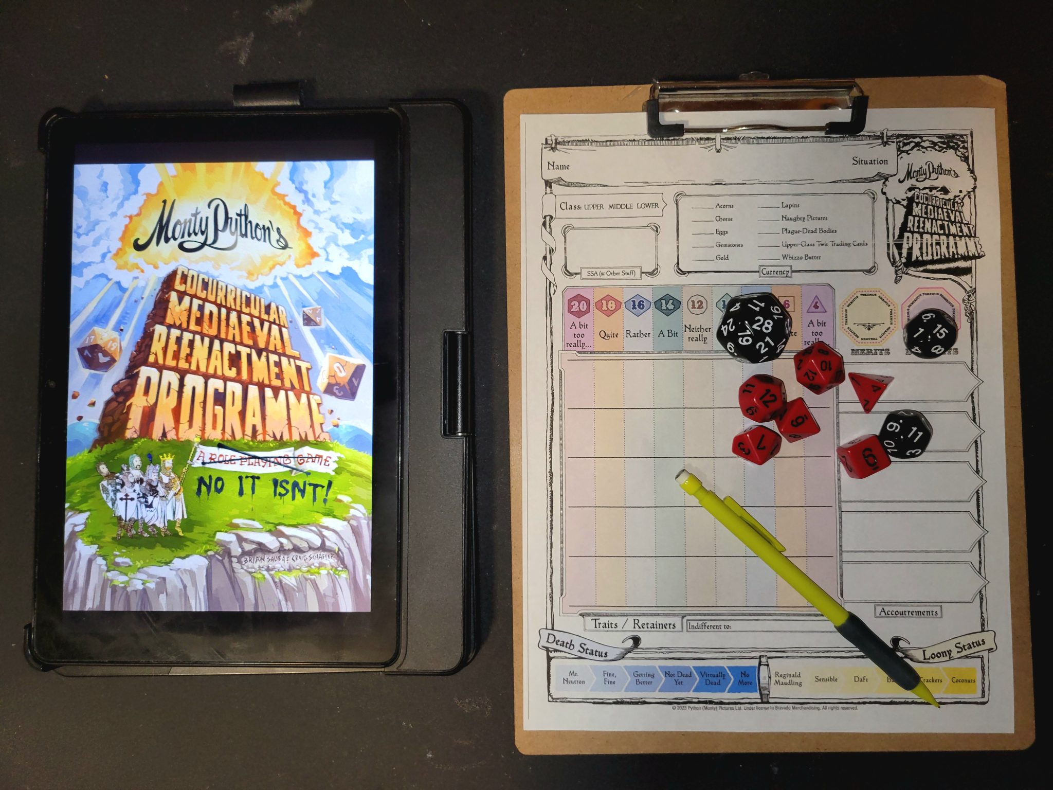 2024 Character Creation Challenge Day 9: Monty Python’s Cocurricular ...