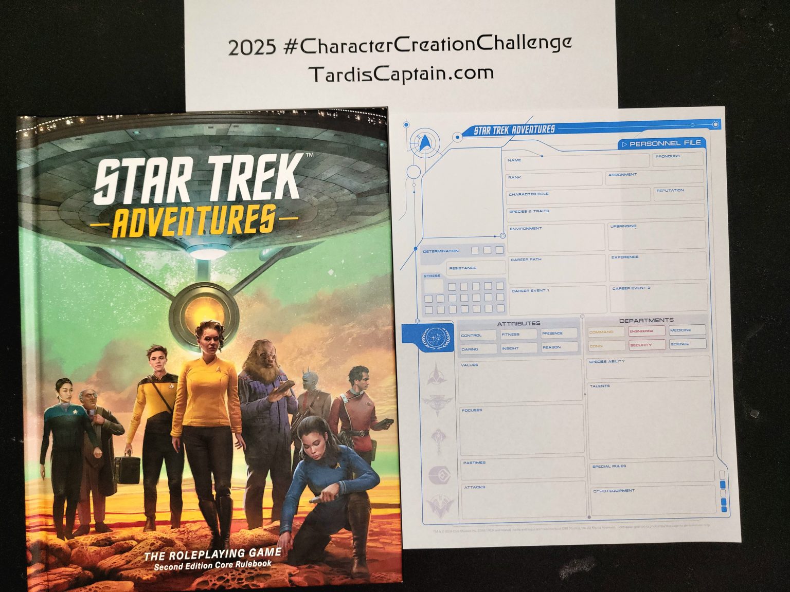 2025 Character Creation Challenge Day 1: Star Trek Adventures 2nd ...